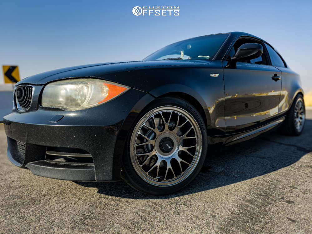 2011 BMW 135i with 18x8.5 32 Konig Mrk1 and 235/40R18 Michelin Pilot ...