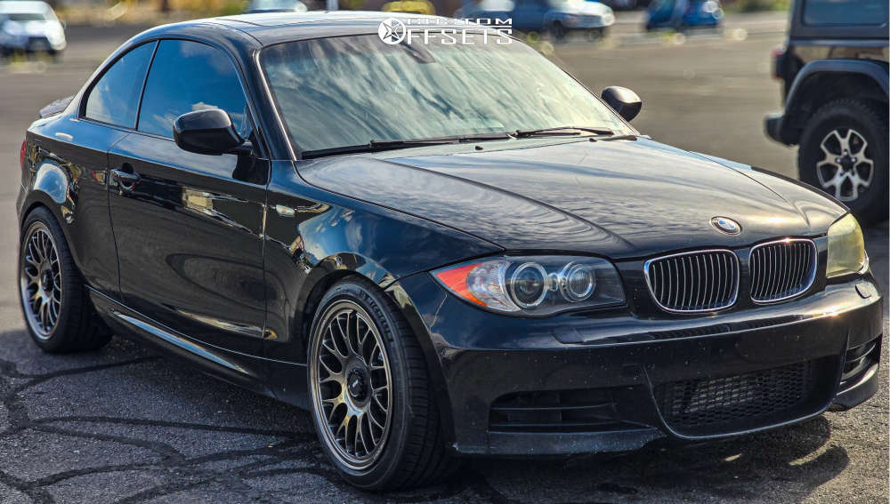 2011 BMW 135i with 18x8.5 32 Konig Mrk1 and 235/40R18 Michelin Pilot ...