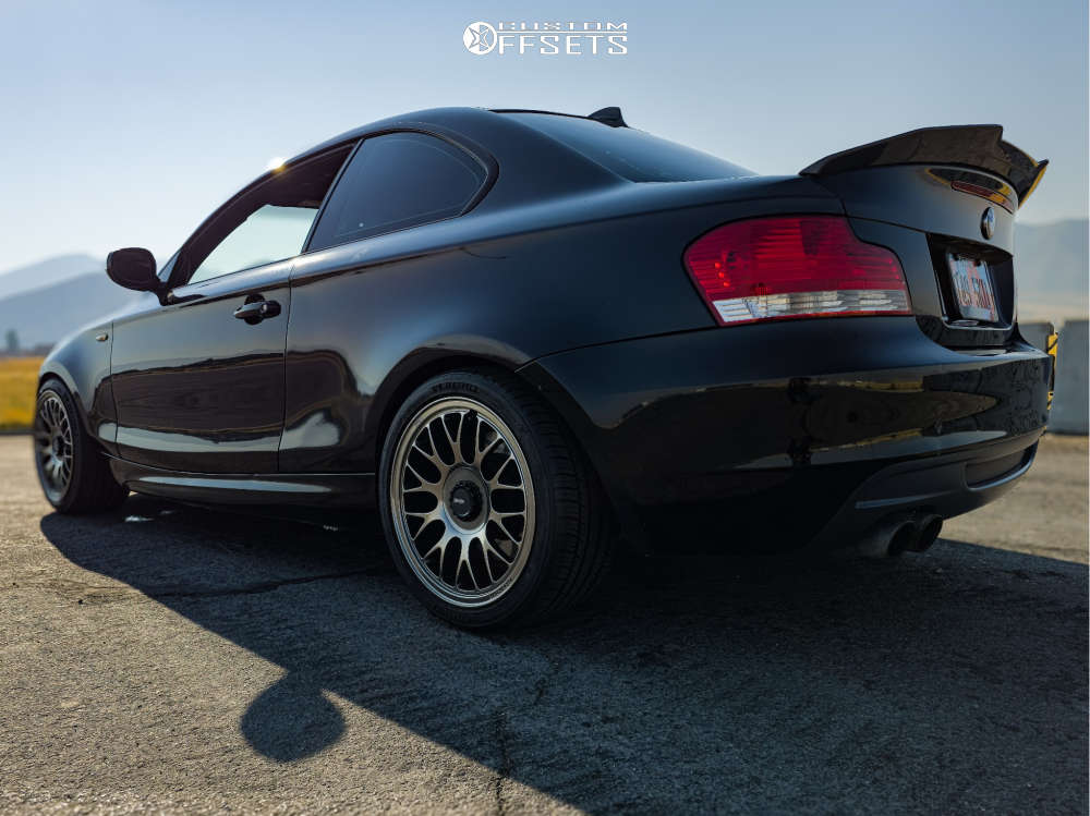 2011 BMW 135i with 18x8.5 32 Konig Mrk1 and 235/40R18 Michelin Pilot ...