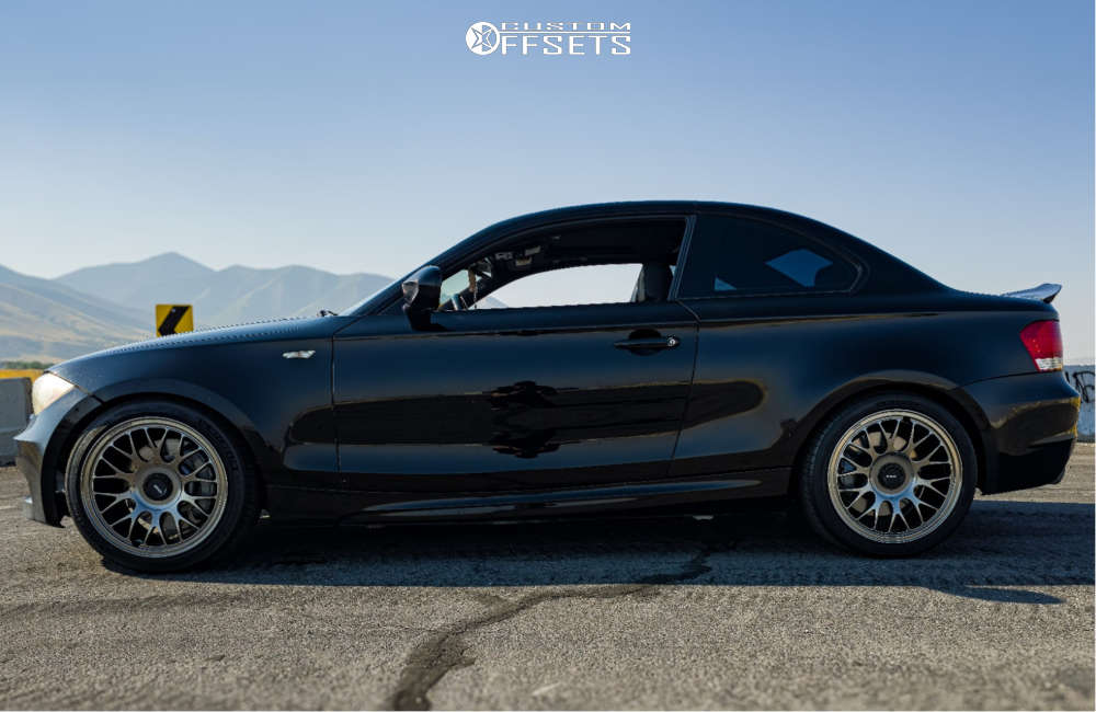 2011 BMW 135i with 18x8.5 32 Konig Mrk1 and 235/40R18 Michelin Pilot ...