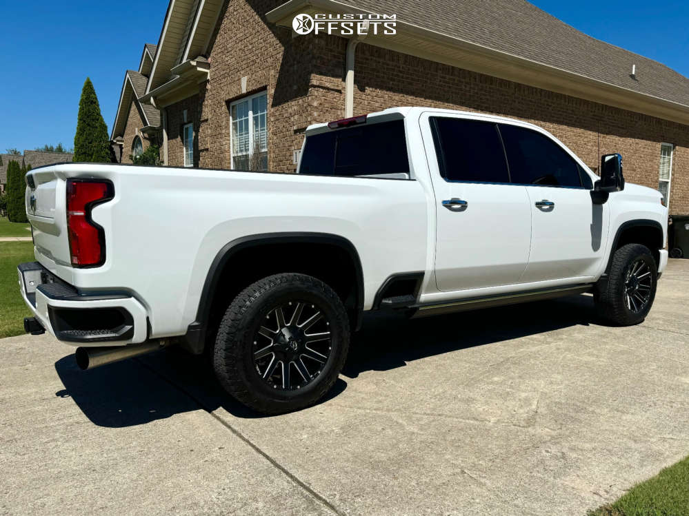 2024 Chevrolet Silverado 2500 HD with 20x9 20 Fuel Contra and 275/65R20 ...
