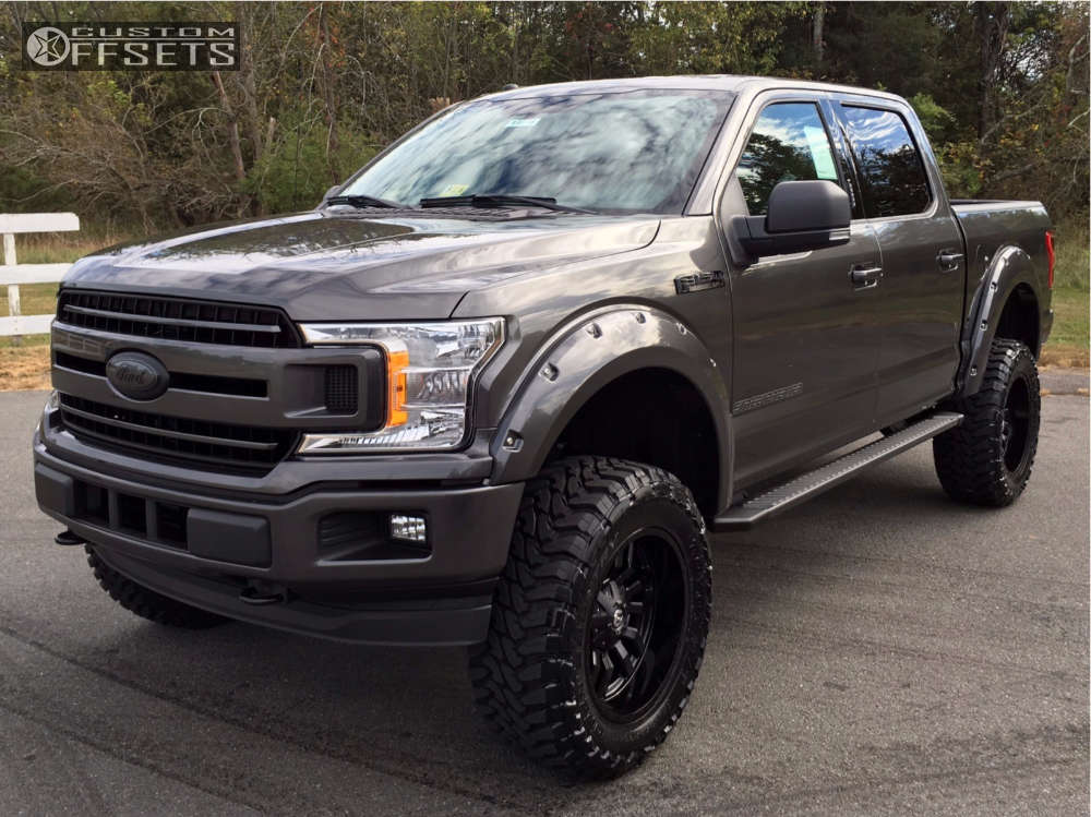 2018 Ford F-150 with 20x10 -18 Fuel Sledge and 35/12.5R20 Toyo Tires ...