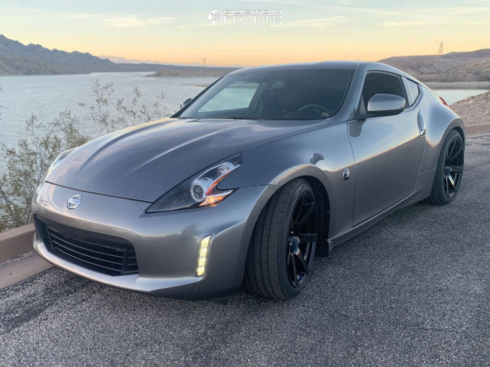 2019 Nissan 370Z with 19x9.5 15 Z1 Motorsports ZM-23 and 245/40R19 ...