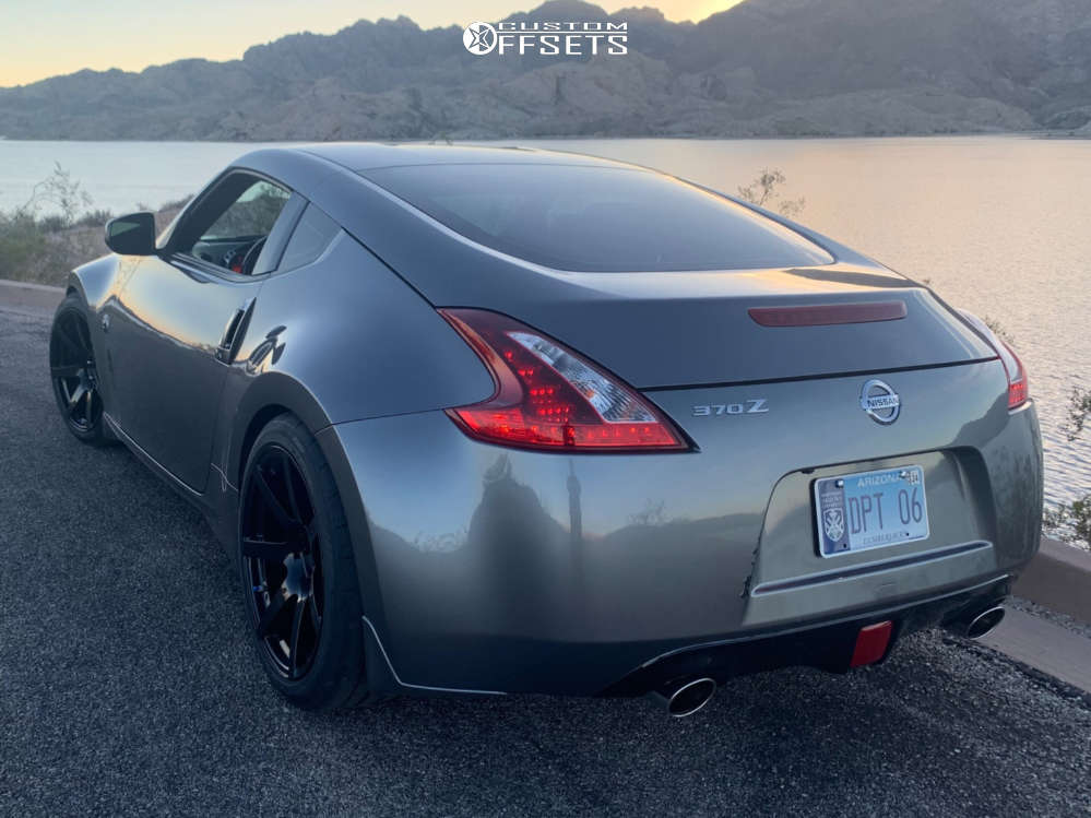 2019 Nissan 370Z with 19x9.5 15 Z1 Motorsports ZM-23 and 245/40R19 ...
