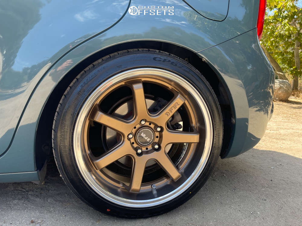 2009 Scion XB with 18x8.5 38 F1R Fc7 and 225/40R18 Nexen Cp672 and ...