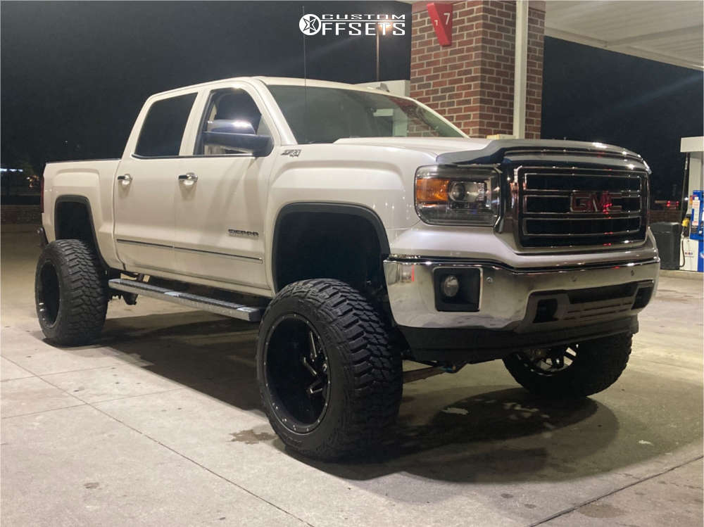 2014 GMC Sierra 1500 with 22x14 -76 Vision Spyder and 37/13.5R22 Kanati Mud Hog and Suspension ...
