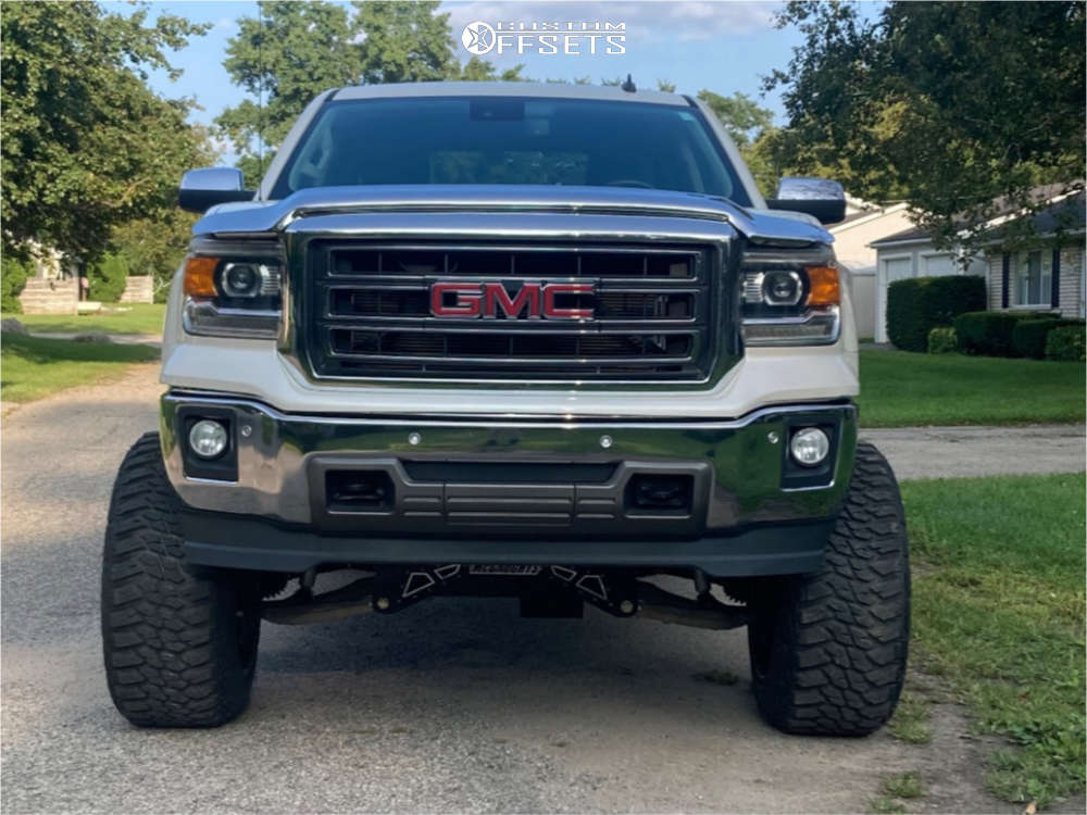 2014 GMC Sierra 1500 with 22x14 -76 Vision Spyder and 37/13.5R22 Kanati Mud Hog and Suspension ...