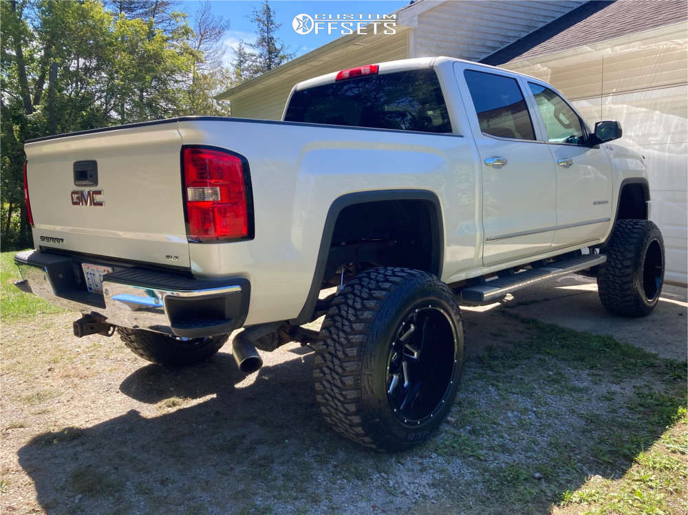 2014 GMC Sierra 1500 with 22x14 -76 Vision Spyder and 37/13.5R22 Kanati Mud Hog and Suspension ...