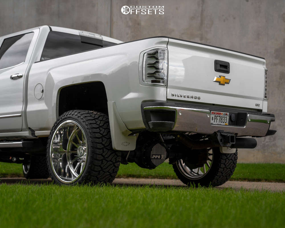 2015 Chevrolet Silverado 2500 HD with 24x14 -76 ARKON FORGED Torx and ...