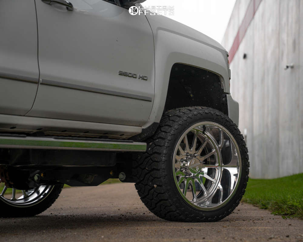 2015 Chevrolet Silverado 2500 HD with 24x14 -76 ARKON FORGED Torx and ...