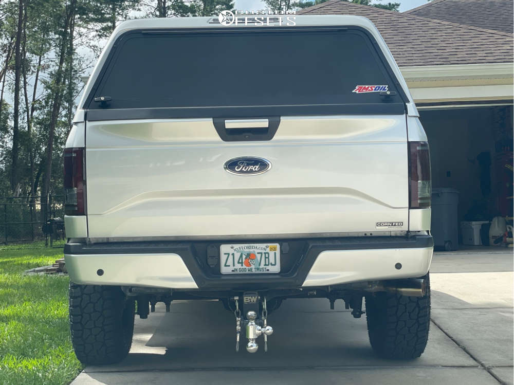 2015 Ford F-150 with 18x9 -12 Fuel Clash and 295/70R18 Falken Wildpeak ...