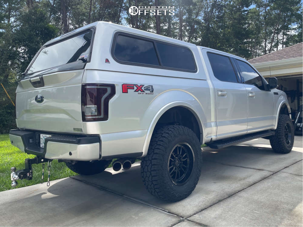 2015 Ford F-150 with 18x9 -12 Fuel Clash and 295/70R18 Falken Wildpeak ...