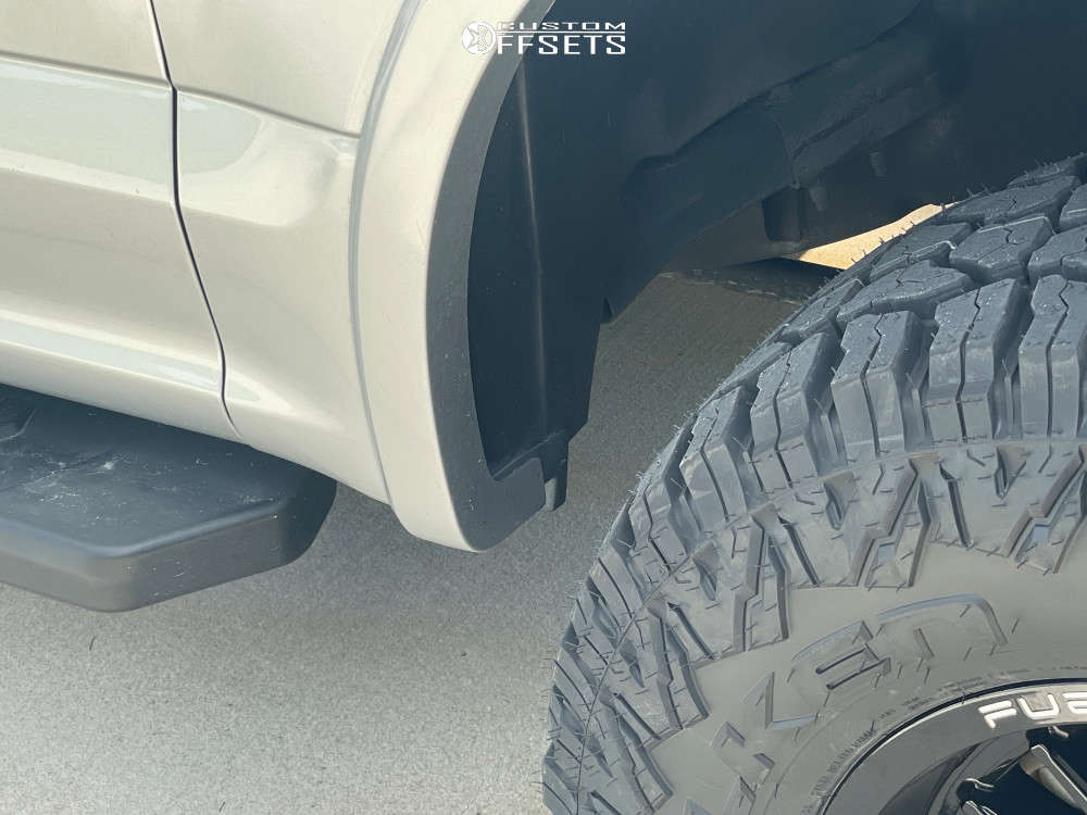 2015 Ford F-150 with 18x9 -12 Fuel Clash and 295/70R18 Falken Wildpeak ...