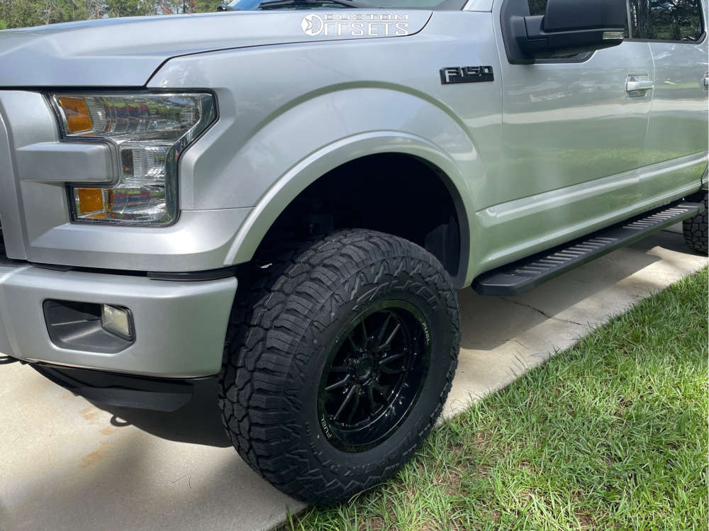 2015 Ford F-150 with 18x9 -12 Fuel Clash and 295/70R18 Falken Wildpeak ...
