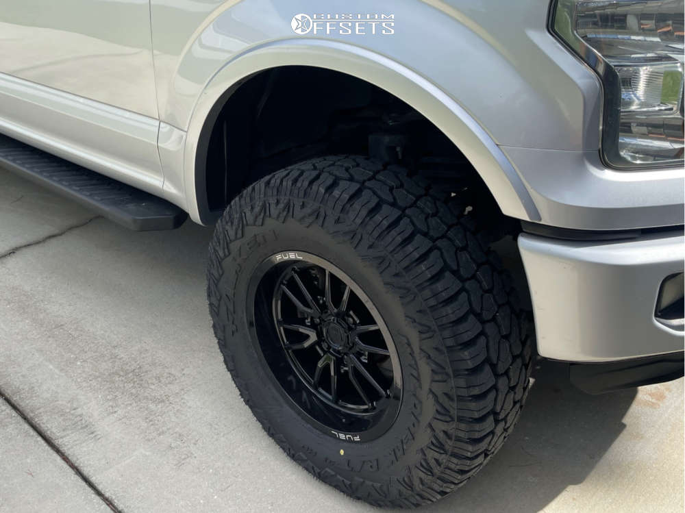 2015 Ford F-150 with 18x9 -12 Fuel Clash and 295/70R18 Falken Wildpeak ...