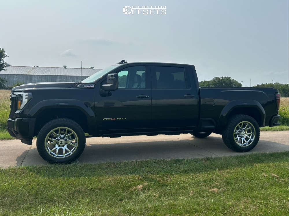 2024 GMC Sierra 2500 HD with 22x10 -25 Hostile Rage and 35/12.5R22 Toyo ...