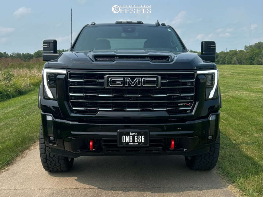 2024 GMC Sierra 2500 HD with 22x10 -25 Hostile Rage and 35/12.5R22 Toyo ...