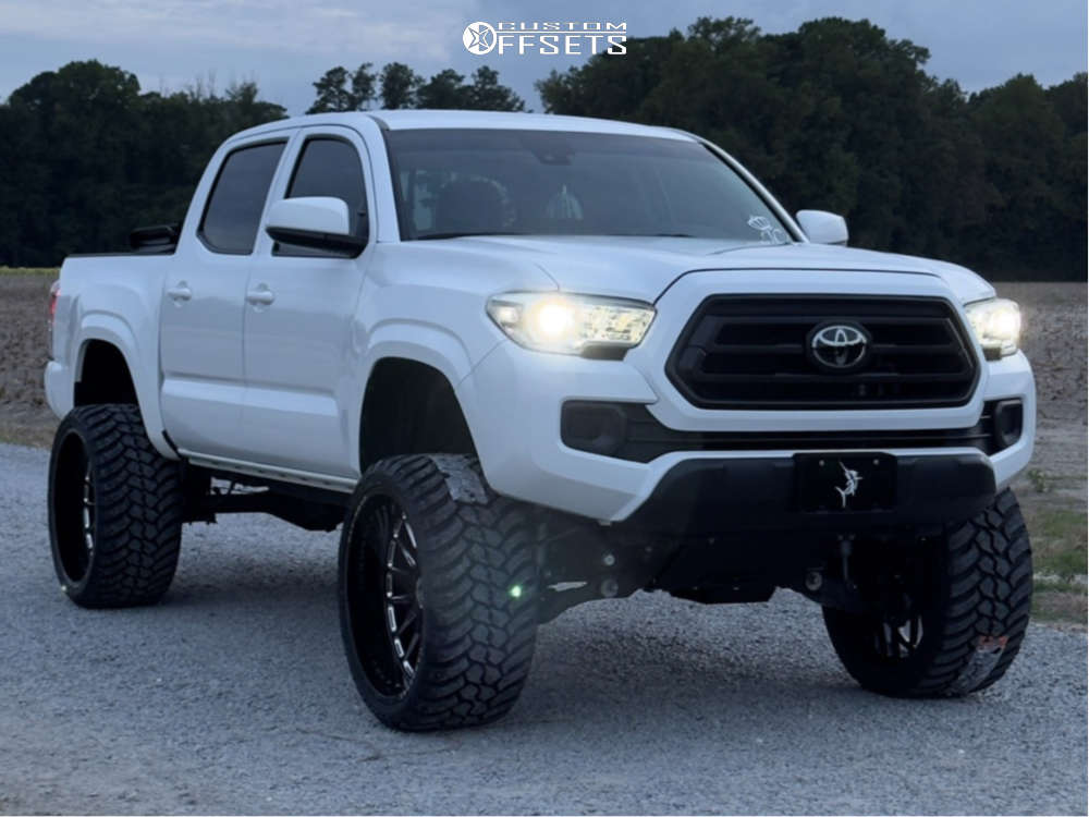 2021 Toyota Tacoma with 24x12 -44 Hardcore Offroad Hc24 and 33/13.5R24 ...