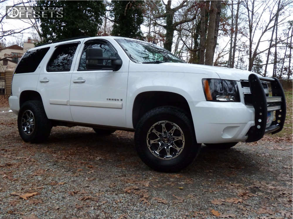 2007 Chevrolet Tahoe with 17x9 15 American Outlaw Buckshot and 285 ...