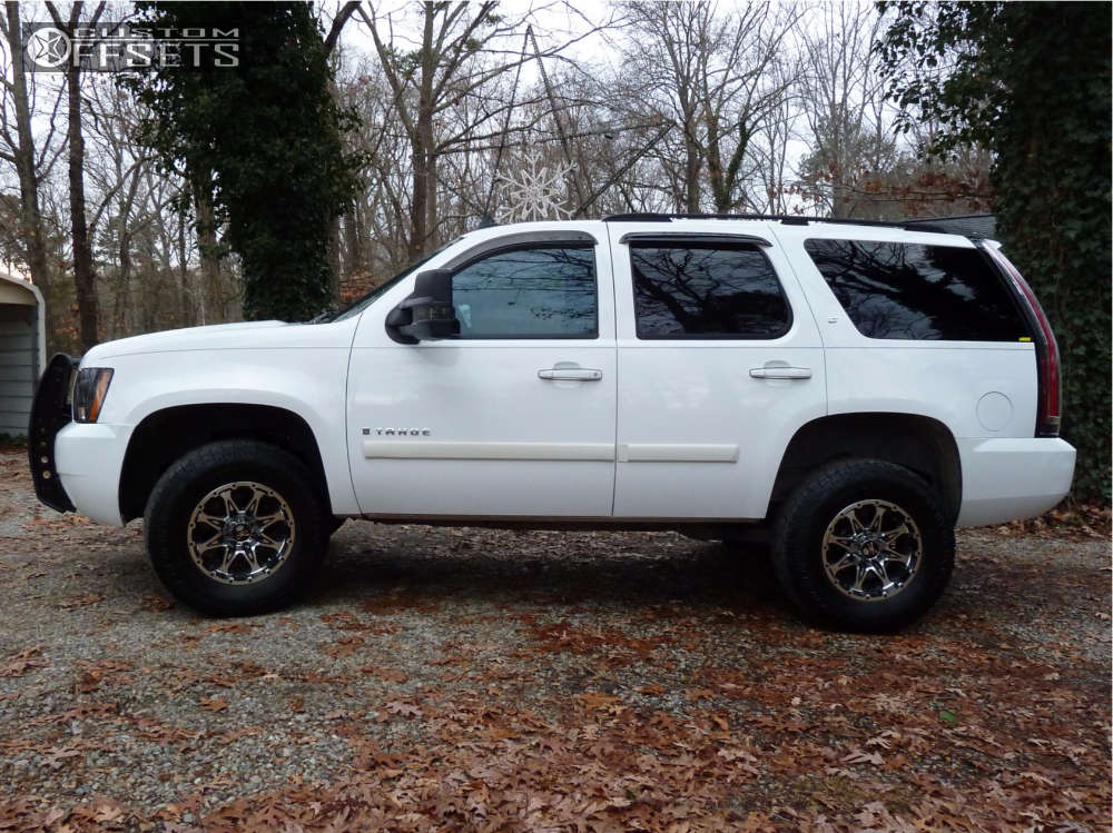 2007 Chevrolet Tahoe with 17x9 15 American Outlaw Buckshot and 285 ...