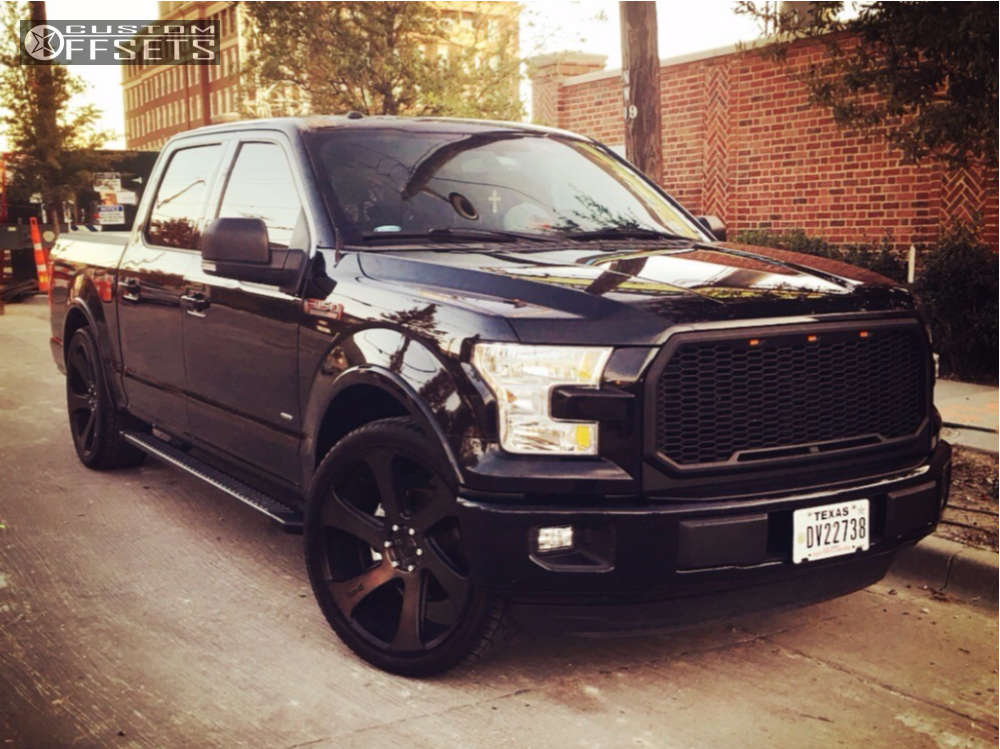 2016 Ford F-150 with 24x10 30 DUB Swerv and 305/35R24 Versatyre TRX6000 ...
