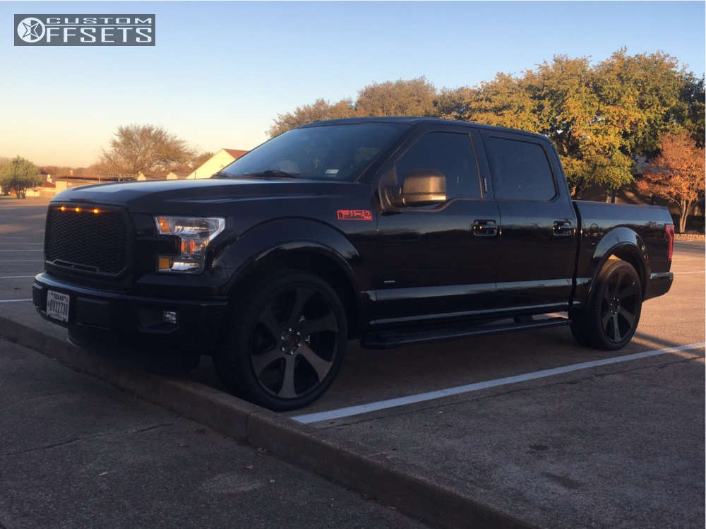 2016 Ford F-150 with 24x10 30 DUB Swerv and 305/35R24 Versatyre TRX6000 ...