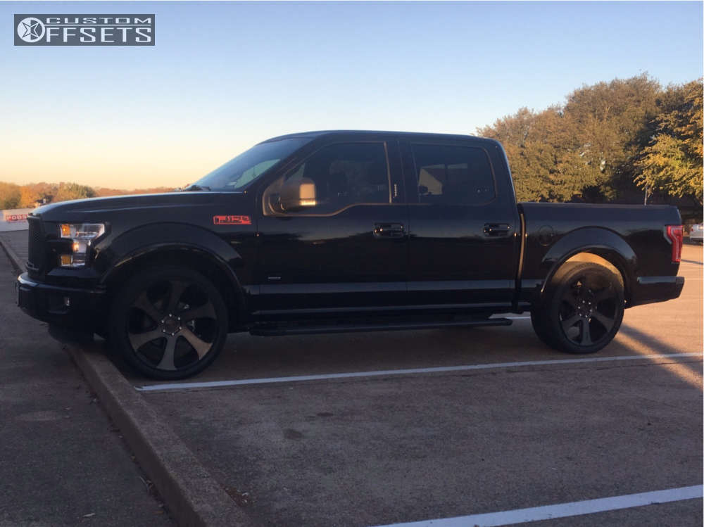 2016 Ford F-150 with 24x10 30 DUB Swerv and 305/35R24 Versatyre TRX6000 ...