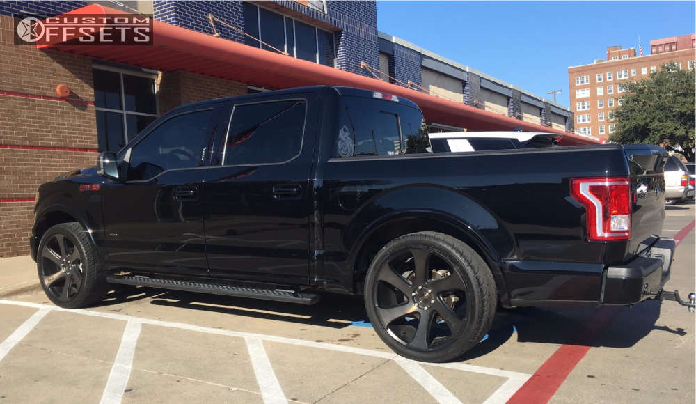 2016 Ford F-150 with 24x10 30 DUB Swerv and 305/35R24 Versatyre TRX6000 ...