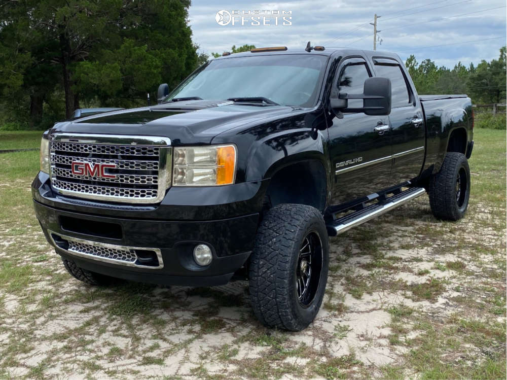 2012 GMC Sierra 3500 HD with 20x10 -25 ARKON OFF-ROAD Caesar and 35/12 ...