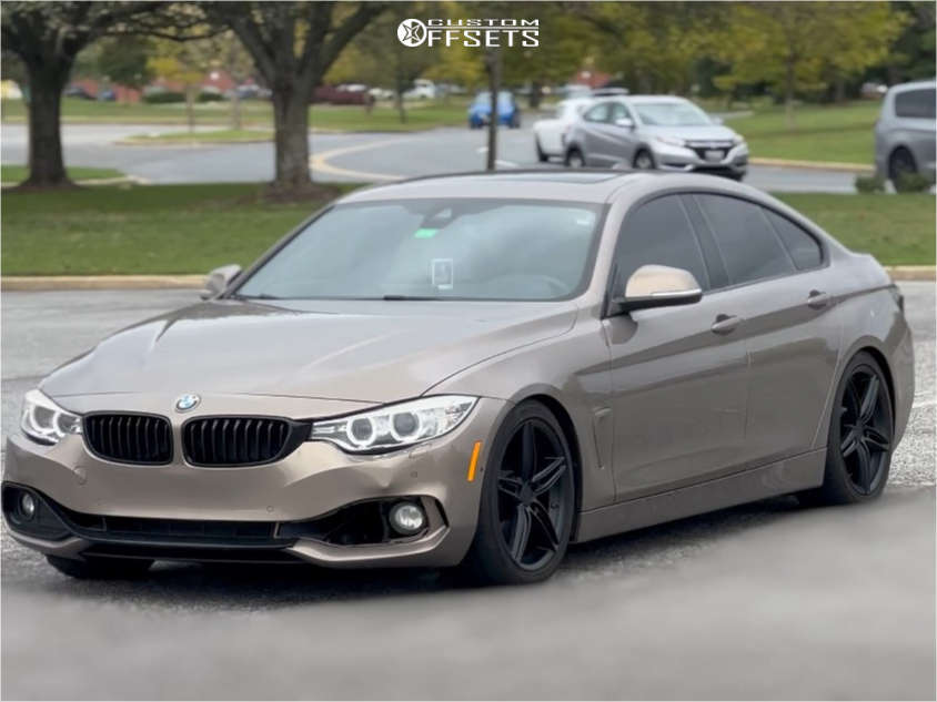 2017 BMW 430i Gran Coupe with 18x8 40 Drag Dr73 and 225/45R18 ...
