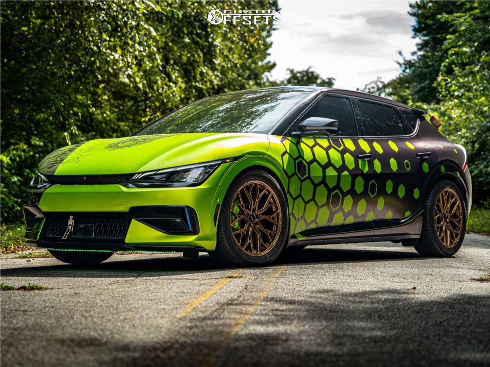 2023 Kia EV6 with 20x9 35 F1R Fs3 and 255/45R20 Michelin Latitude Sport ...