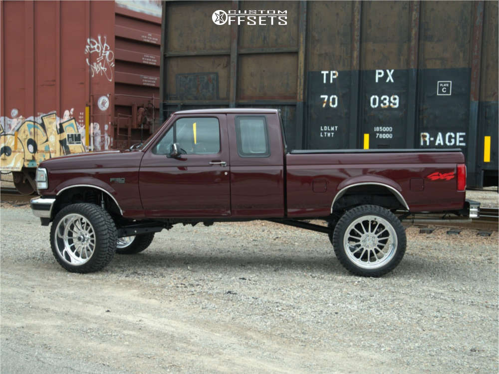 1996 Ford F-150 with 24x12 -51 ARKON FORGED Torx and 35/12.5R24 Radar ...