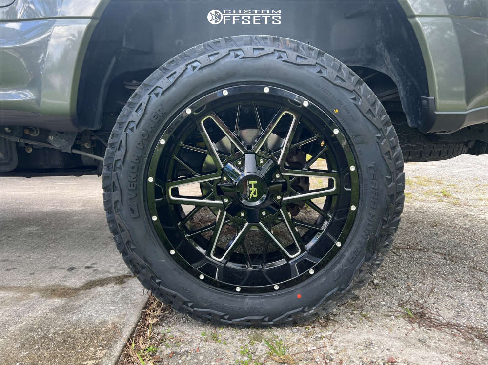 2019 Ford F-250 Super Duty with 22x10 -25 Hardrock Bomber and 35/12.5R22 Venom Power Terra ...