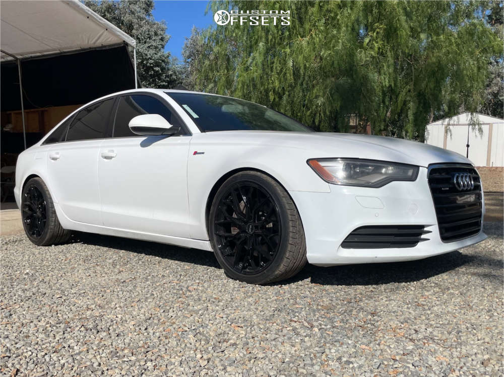 2012 Audi A6 Quattro with 20x9 35 F1R Fs3 and 155/35R20 Nitto NT555 G2 ...