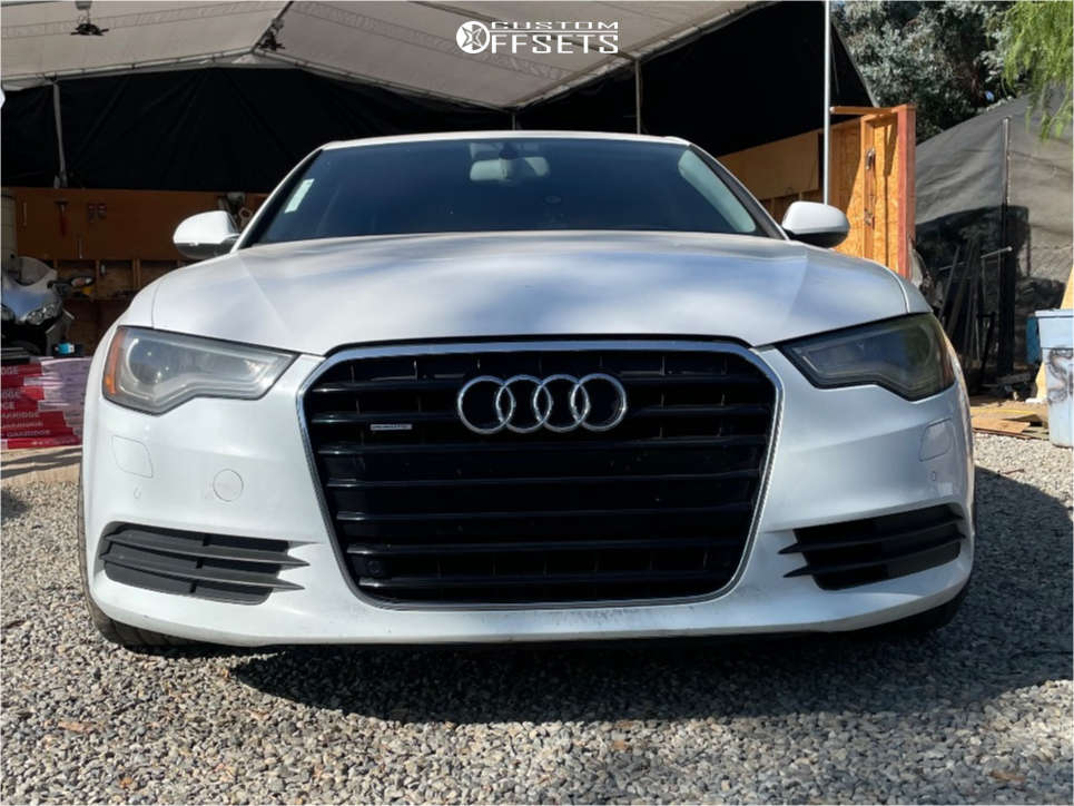 2012 Audi A6 Quattro with 20x9 35 F1R Fs3 and 155/35R20 Nitto NT555 G2 ...