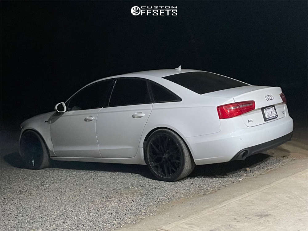 2012 Audi A6 Quattro with 20x9 35 F1R Fs3 and 155/35R20 Nitto NT555 G2 ...