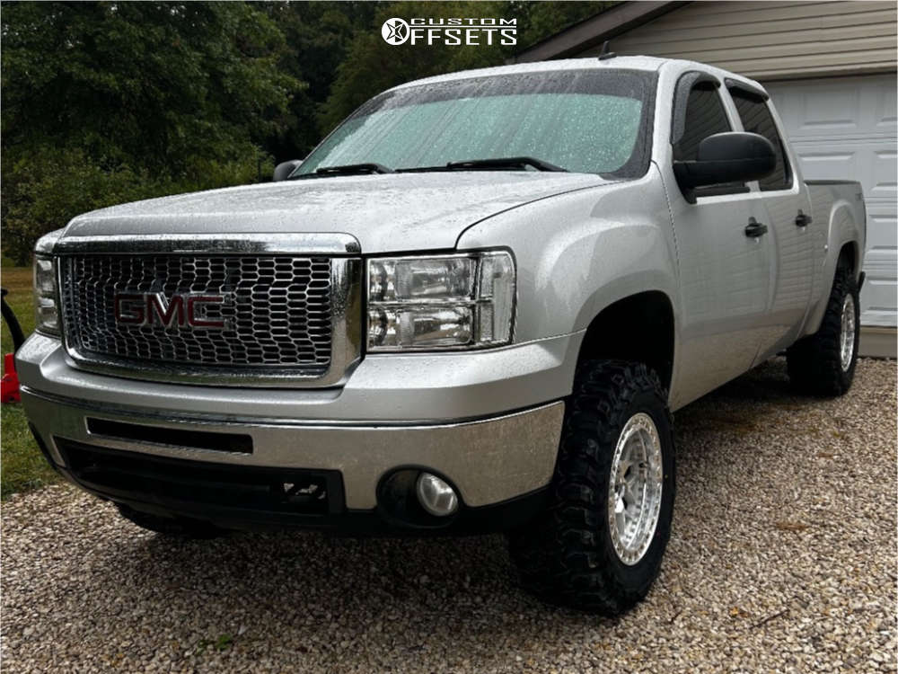 2011 GMC Sierra 1500 with 18x9 10 KMC Km235 and 33/12.5R18 Gladiator ...