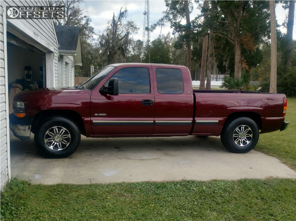 1999 Chevrolet Silverado 1500 with 16x8 0 Vision Warrior and 265/75R16 ...