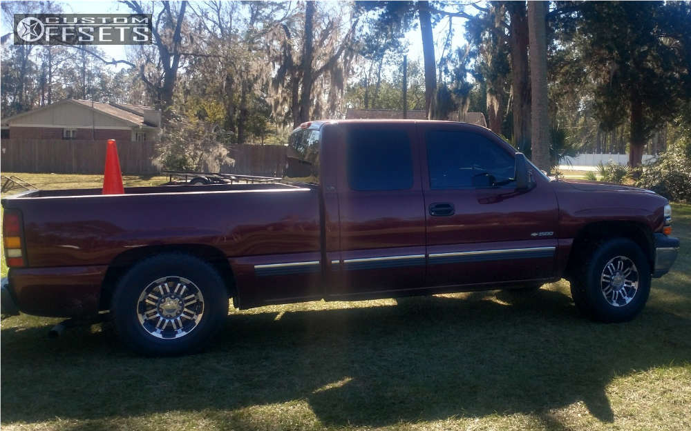 1999 Chevrolet Silverado 1500 with 16x8 0 Vision Warrior and 265/75R16 ...