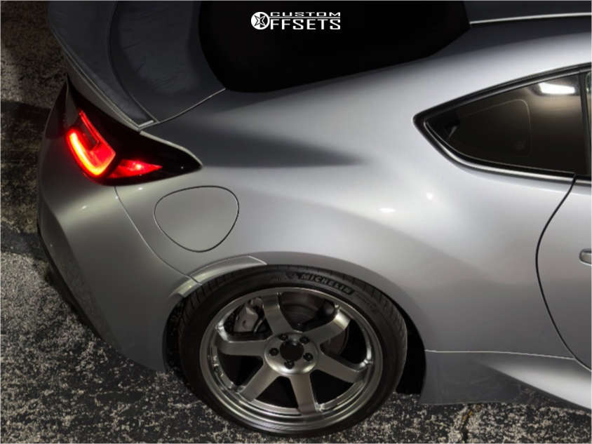 2024 Toyota GR86 with 18x8.5 35 AVID1 Av6 and 215/40R18 Michelin Pilot Sport 4 S and Coilovers ...