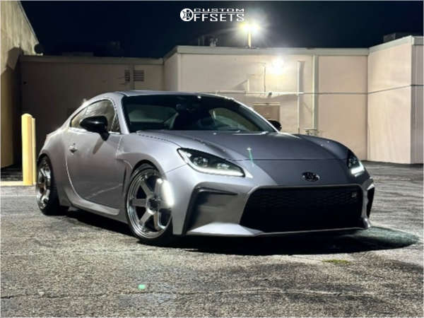 2024 Toyota GR86 with 18x8.5 35 AVID1 Av6 and 215/40R18 Michelin Pilot Sport 4 S and Coilovers ...