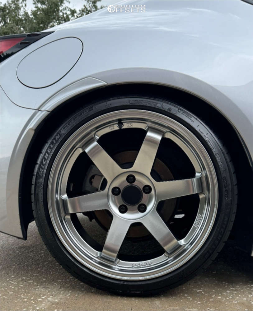 2024 Toyota GR86 with 18x8.5 35 AVID1 Av6 and 215/40R18 Michelin Pilot Sport 4 S and Coilovers ...