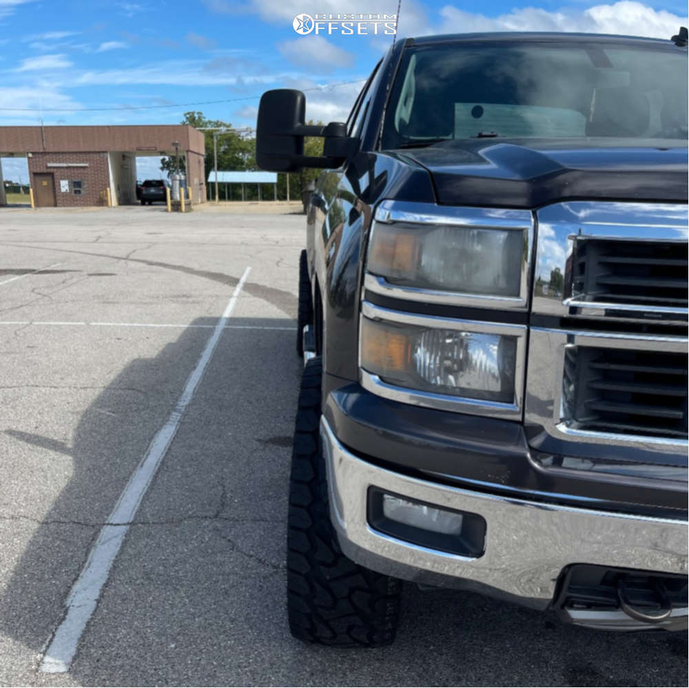 2014 Chevrolet Silverado 1500 with 18x9 -12 Fuel Blitz and 35/12.5R18 ...