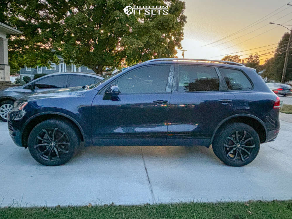 2012 Volkswagen Touareg with 19x9 21 MSW Type 48 and 275/45R19 ...