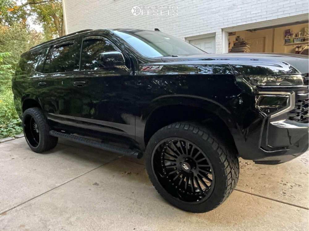 2022 Chevrolet Tahoe with 24x12 -44 GT Offroad Strike and 325/40R24 ...