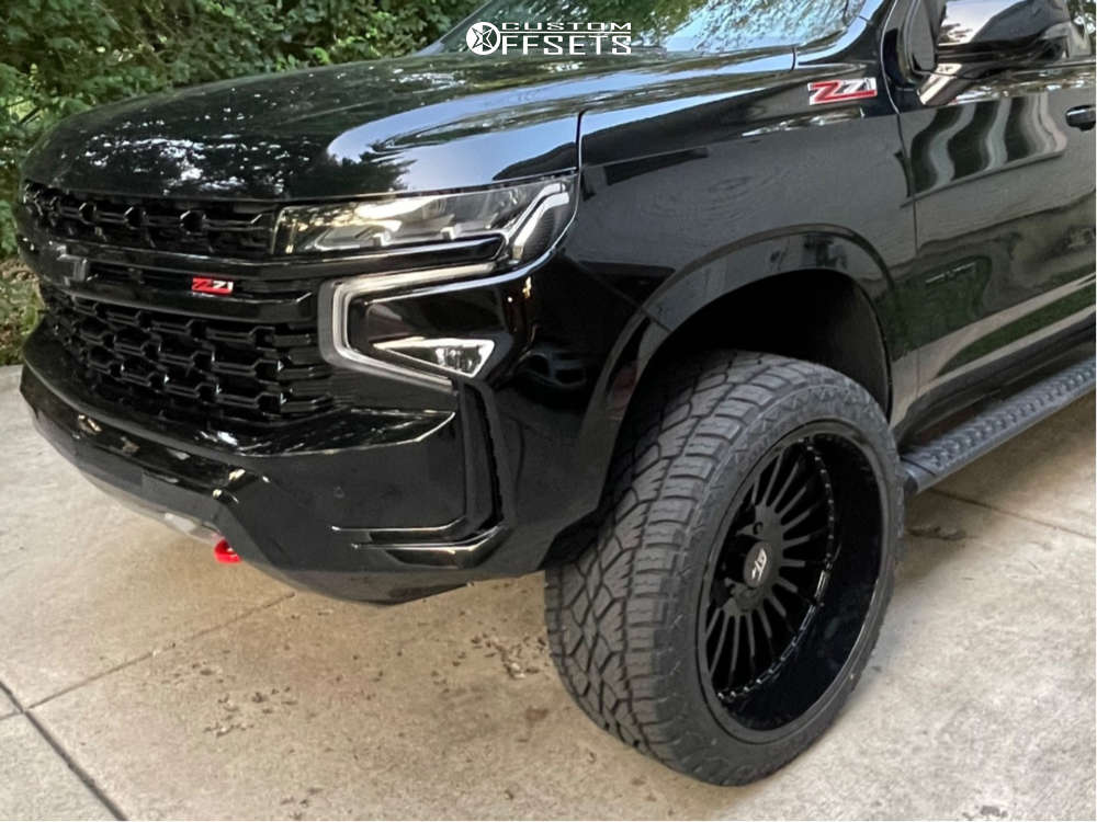 2022 Chevrolet Tahoe with 24x12 -44 GT Offroad Strike and 325/40R24 ...