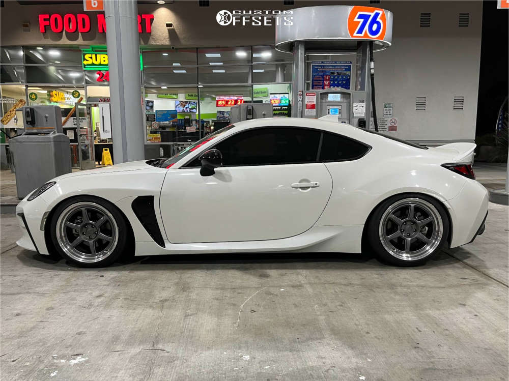 2023 Toyota GR86 with 18x9.5 38 Kansei Roku and 225/40R18 Hankook Ventus V2 Concept 2 and ...