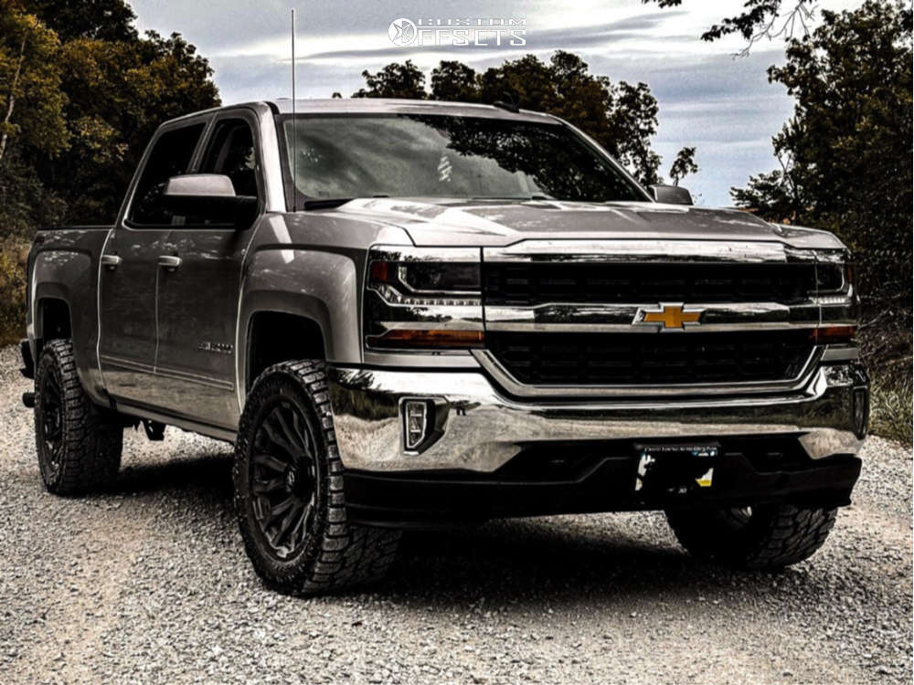 2018 Chevrolet Silverado 1500 with 20x9 1 Fuel Blitz and 33/12.5R20 ...