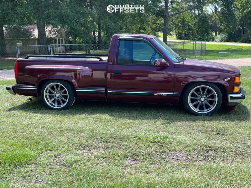 1995 Chevrolet C1500 with 20x8 1 US Mags Rambler and 245/45R20 Lexani ...
