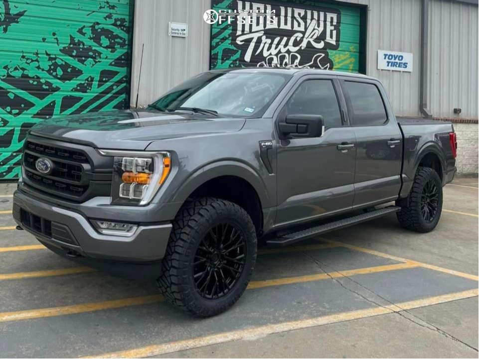 2023 Ford F-150 with 20x9 20 Fuel Rebar 6 and 33/12.5R20 Nitto Ridge ...